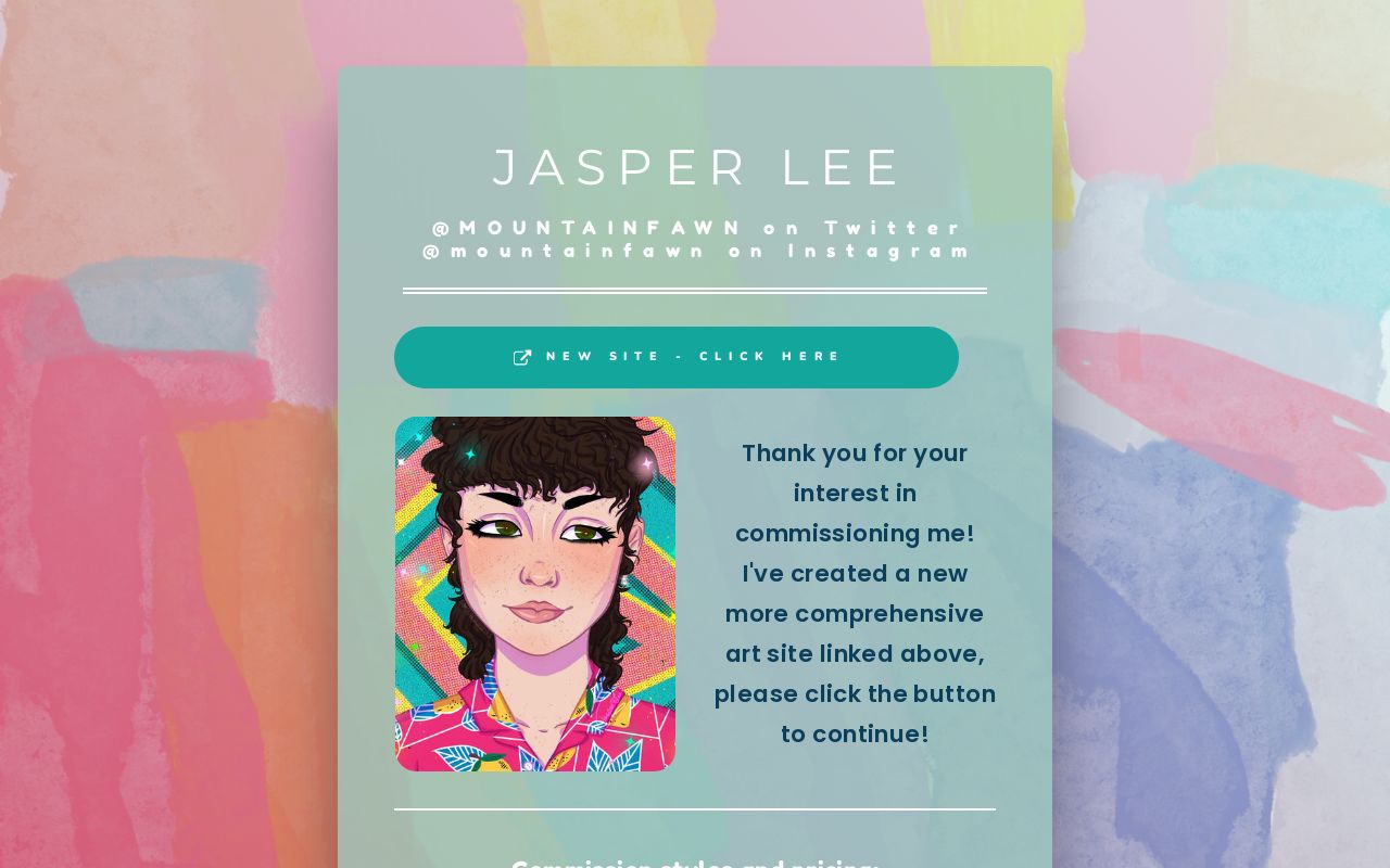 Jasper Lee Commissions Info